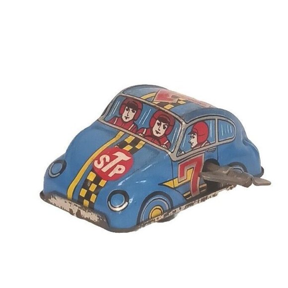 Unbranded | Toys | Volkswagon Vw Beetle Tin Toy Wind Up Tested 7 Stp ...